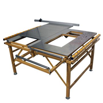 Quality Cutting Wood Panel Portable Sliding Table Saw Machine With Yellow Color for sale