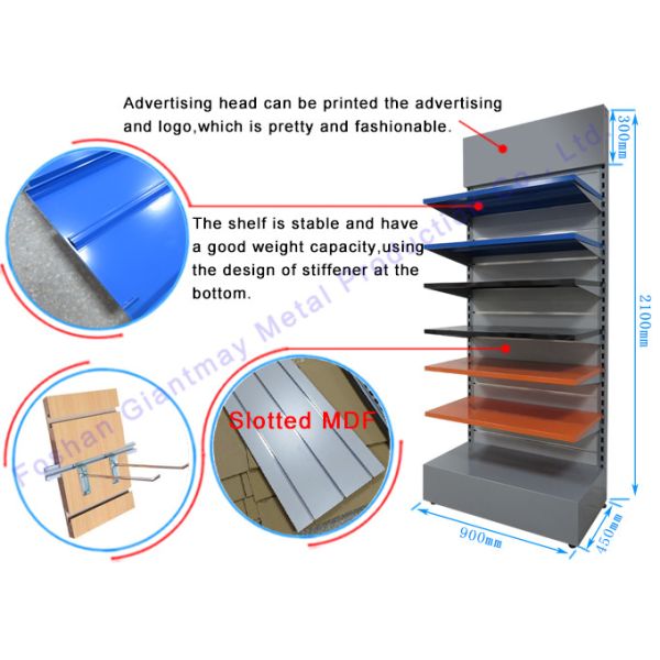 Quality Retail Cosmetic Angled Slatwall Shelves Cigarette Display for sale