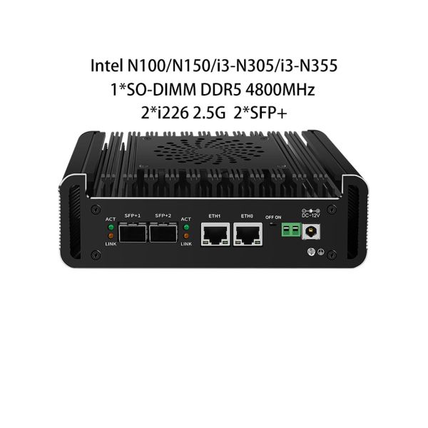 Quality Zynshield Desktop Firewall Intel i3-N305 Pfsense Ubuntu Linux 2*2.5g 2*SFP+ for sale