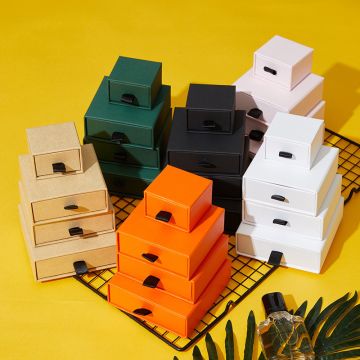 Quality Cardboard Jewelry Drawer Storage Box Packaging Box Customized Logo With Velvet for sale