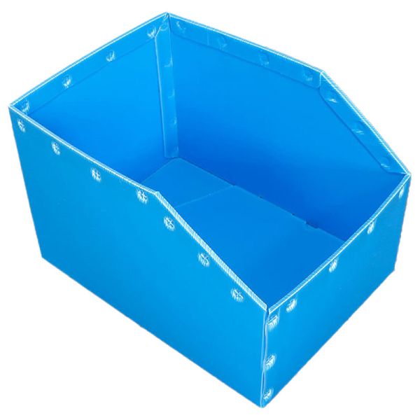 Quality PP Corrugated Plastic Moving Boxes Box Honeycomb Sheet For Archival  Bin for sale