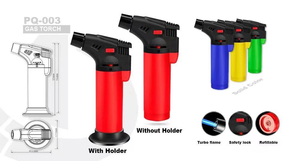 Refillable Hot Selling Windproof Jet Flame Lighter Butane Gas Lighter