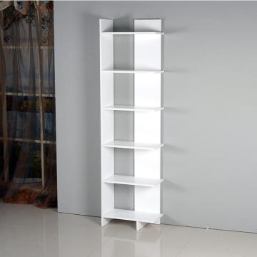 Quality E1 MDF Wooden Corner Bookshelf for sale