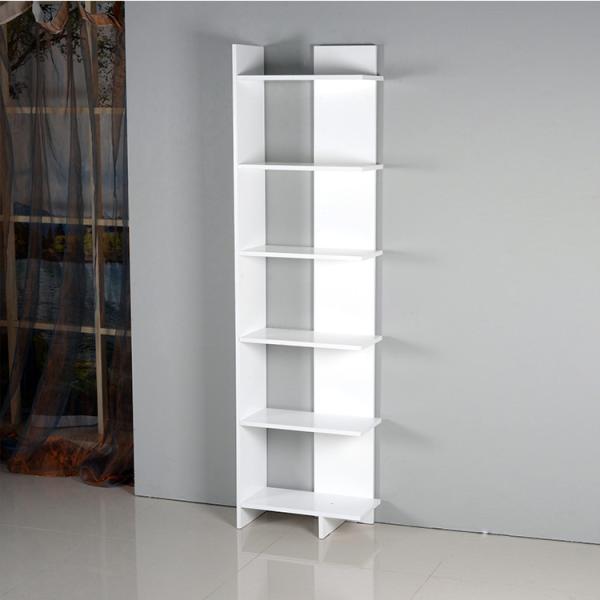 Quality E1 MDF Wooden Corner Bookshelf for sale