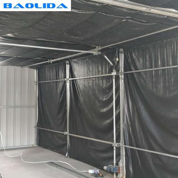 Quality Agricultural PE Automated Blackout Greenhouse / Plastic Film Greenhouse for sale
