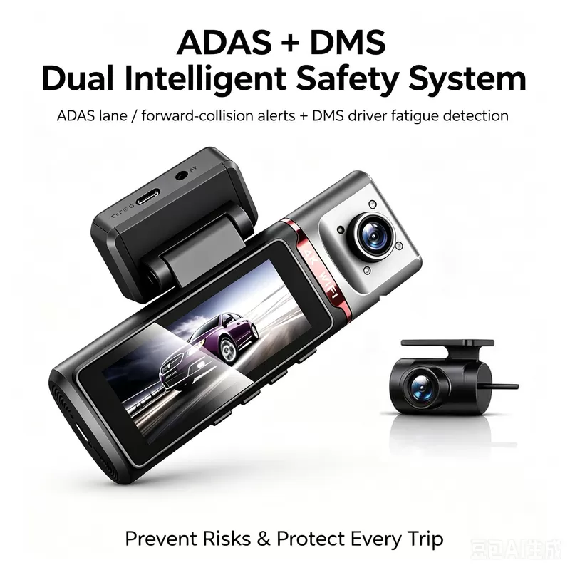 M6 dash cam technical specifications and connectivity diagram