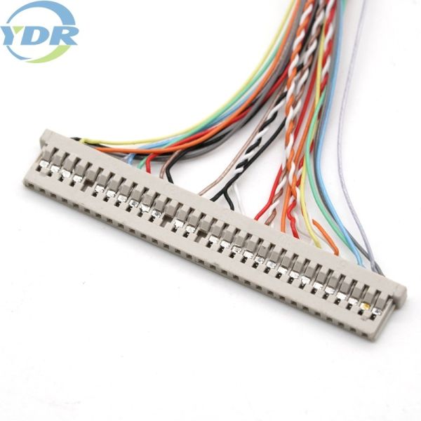 Quality Computer UL10064 32AWG Lvds Screen Cable DF14 to 111B40 Terminal for sale
