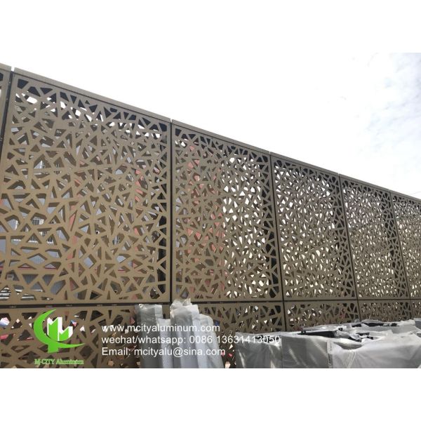Quality 2mm Thickness Laser Cut Aluminum Perforated Sheet for Window Privacy Screen and Fence with Powder Coated Finish for sale