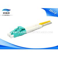 Quality 12core Ribbon Multi Color Fiber Optic Pigtail OM3 LC Aqua Connector IEC 60794 for sale