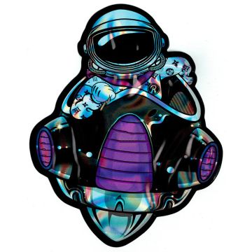 Quality Custom Special Shaped Pouch Holographic Die Cut Mylar Bag For Custom for sale