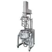 Quality Factory Price Vacuum Emulsifying Homogenizer Hydraulic Lifting Vacuum Emulsifying Homogenizer Mixer Machine for sale