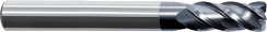 Quality Unequal Pitch Flattened 4 Flute End Mills With Straight Shank for sale