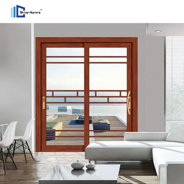 Quality Panorama Aluminium Sliding Doors , Narrow Thin Office Partition Door for sale