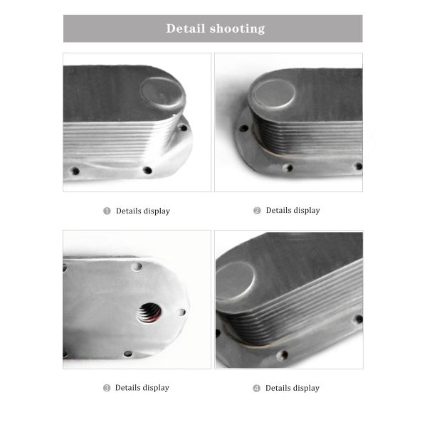 Quality Custom Excavator Engine Model LX-3 4JB1 Aluminum plate Oil Cooler Core 1-11282027-0 for Oil Cooler for sale