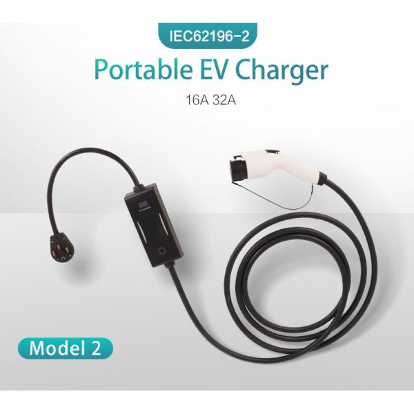 Quality Home 16A 32A Portable EV Charging Station 7kw Type 2 Charger CE Plug for sale