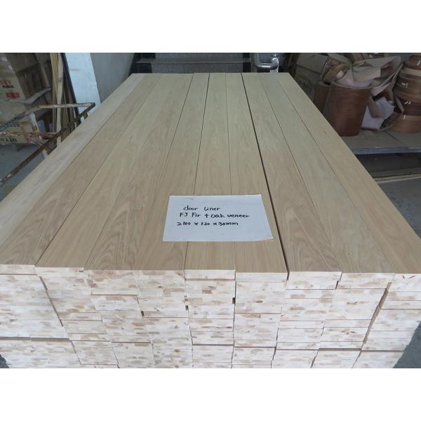 Quality unfinished Oak Veneered Door Liner, 3 faces veneered & Finger Joint Fir Core for sale