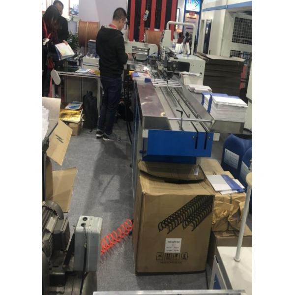 Quality Double Loop Spiral Wire Binding Machine , Book Binding Punching Machine for sale