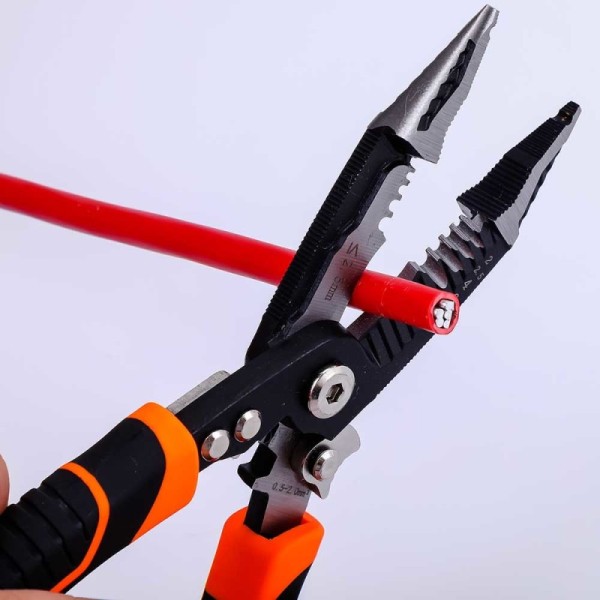 Quality Left Hand Electric Stranded Wire Cable Stripper Pliers Cutter Heavy Duty for sale