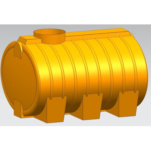 Quality 500 Gallon Horizontal Water Tank Mold 2000 Liters High Hardness for sale