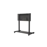 Quality Heavy Duty Height Adjustable Steel TV Trolley Stand Vesa 600 X 900Mm for sale