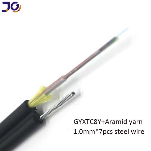 Quality 4 Core 6 Core 12 Core Fiber Optical Cable With Steel Wire Mini Figure 8 Cable for sale