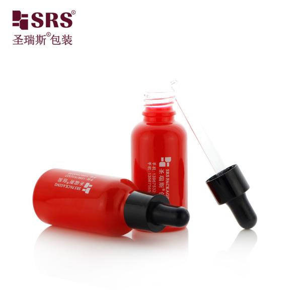 Quality D001-50ml Custom Hot Red Belly Oil Dropper Bottles For Sensitive Belly Care for sale