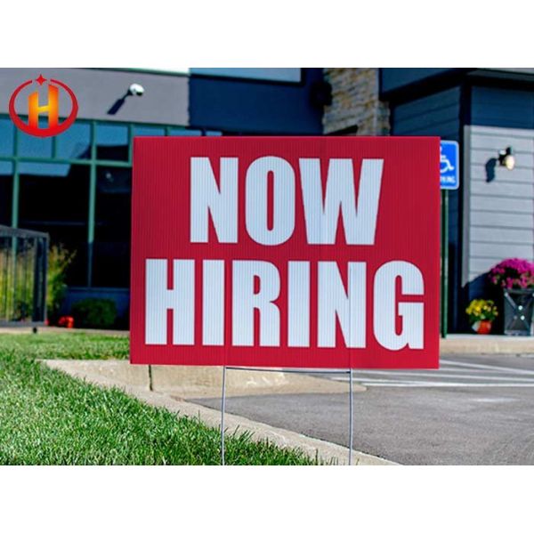 Quality Waterproof PP Correx Sign Boards Flat Surface Silk Printing for sale