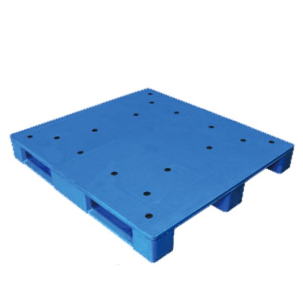 Quality 1300*1200mm Blue Nestable Plastic Pallet Single Faced ISO9001 for sale