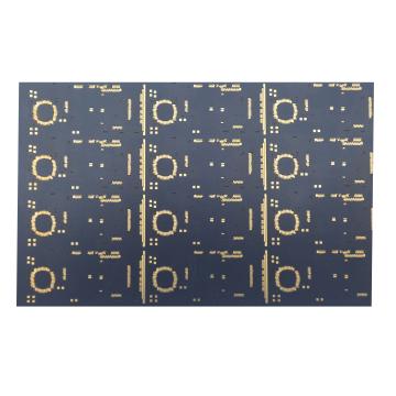 Bright Gold 0.2mm Multilayer substrate Fabrication With AUS308 PSR