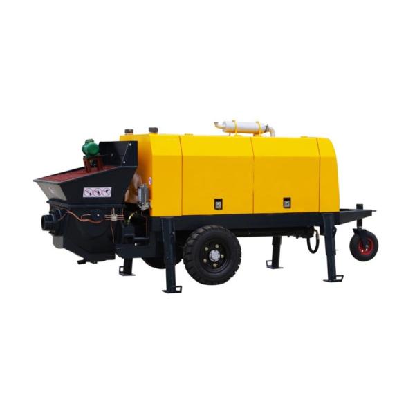 Quality HBTS30 Hydraulic Concrete Pump Delivery Diesel Powered 1100mm Feeding Height for sale