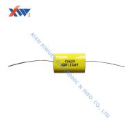 Quality 100V 57 UF CBB20 Axial Metallized Film Capacitor AC Polypropylene for sale