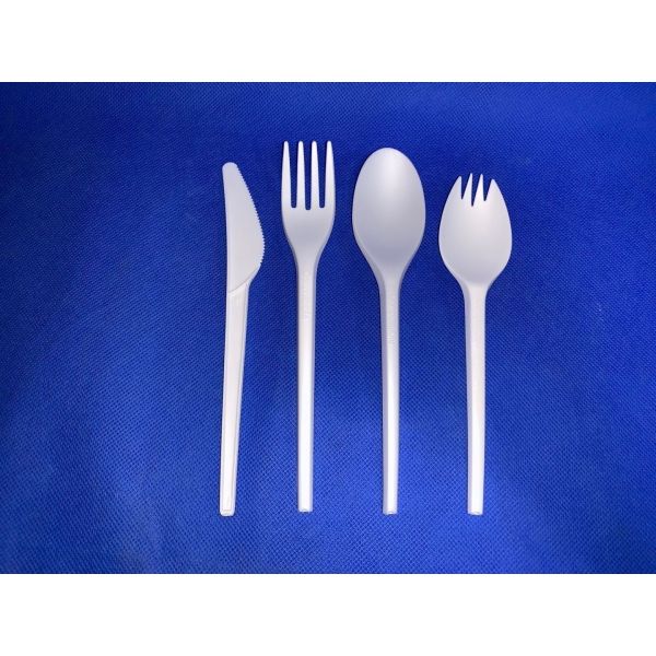 Quality Fast Food and Takeaway Services Cpla Cutlery Set with Customized Logo 100% for sale