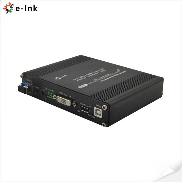 Quality 1Ch 1080P DVI + USB KVM + 1Ch RS232 + 1Ch Bidi Stereo Audio + 1Ch GPIO over for sale