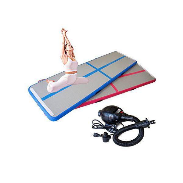 Quality DWF Material Blue Inflatable Tumbling Air Track For Gymnastics for sale