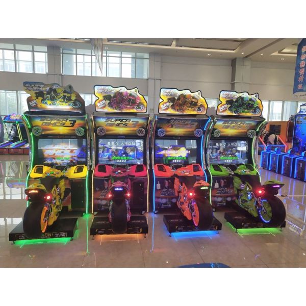 Quality Unis super bike 3 coin operated game machine motor racing game video game for sale