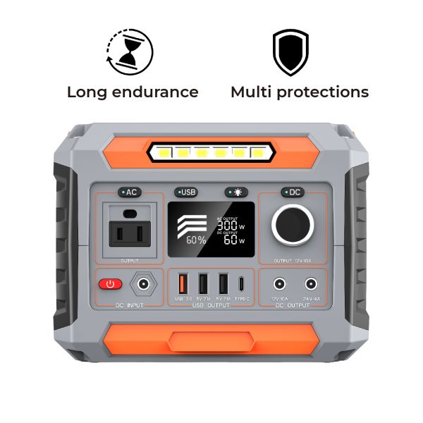 Quality OEM ODM 288Wh 300W Portable Power Station With Wireless Charging Solar Generator for sale