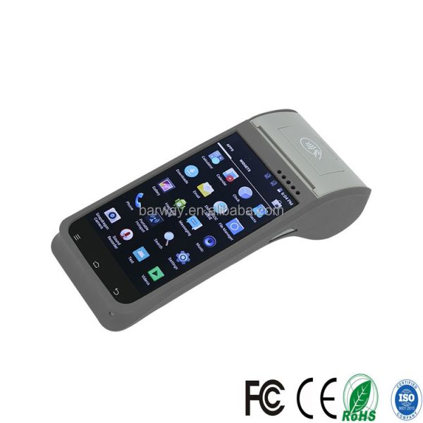 Quality 5.5 Inch Touch Screen PDA NFC Android Mobile Handheld POS Terminal Mini POS for sale