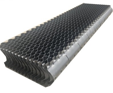 Quality PVC Cooling Tower Drift Eliminator Types Black Cooling Tower Internal Components for sale