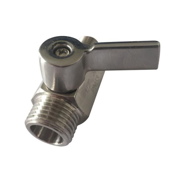 Quality Reducing ends BSP thread Stainless steel ss304 Mini Ball Valve for sale