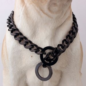 Quality Dogs Luxury Stainless Steel Gold Crystal Diamond Chain Dog Collar All Season Pet for sale