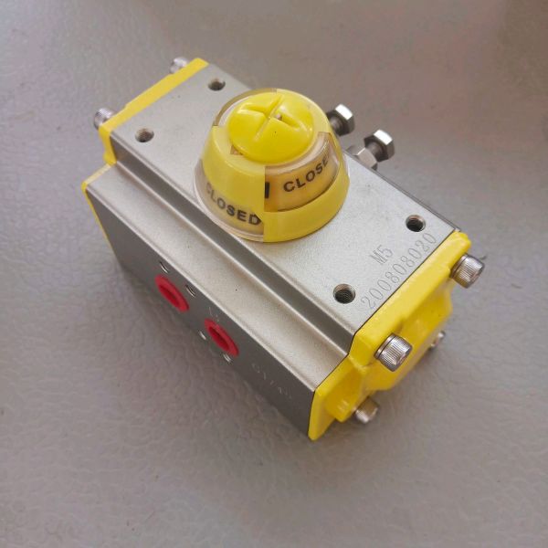 Quality Aluminum Alloy Rack Pinion Pneumatic Actuator Double Action Single Action for sale