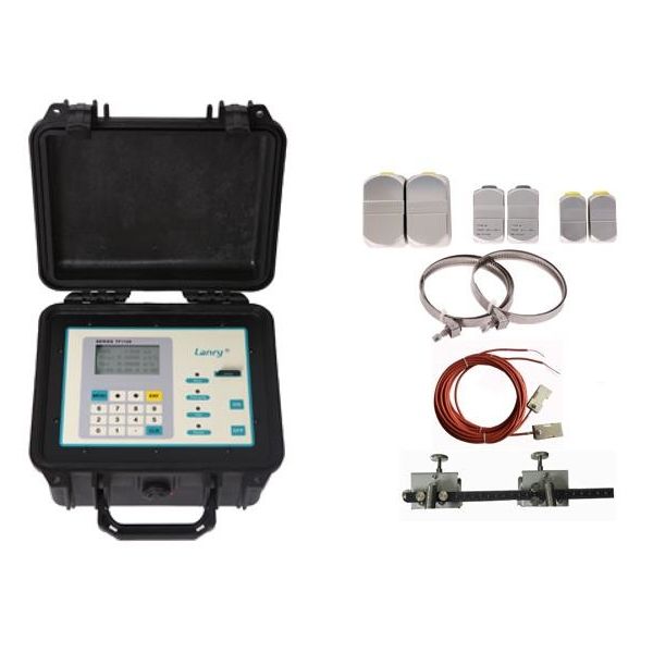 Quality DN20 Transit Time Portable Ultrasonic Flow Meter Lockout Security for sale
