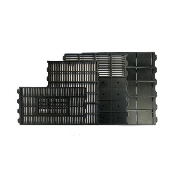 Quality Black Cast Iron Material Slotted Floor For Pigs Animal Farming for sale