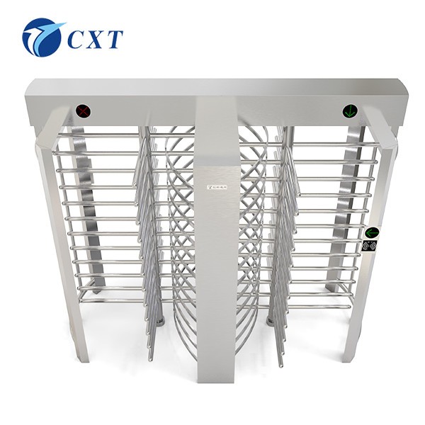 Quality Dual Channels CE Certified Full Height Turnstile with 90-Degree Rotation for High Security for sale
