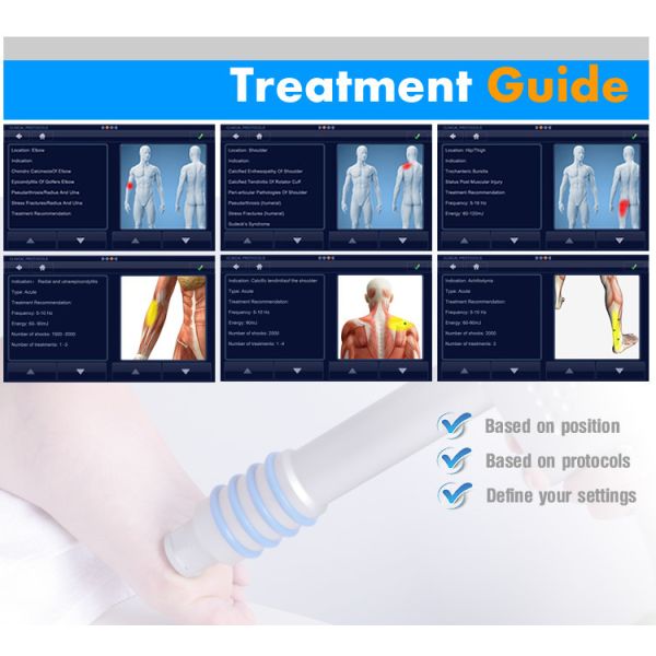 Quality Patellar Tendonitis Treatment Shockwave Therapy Equipment With 8 Preset for sale