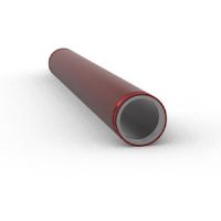 Quality Red 1500mm Boom Pipe Dual Layered High Pressure Hydraulic Wear for sale