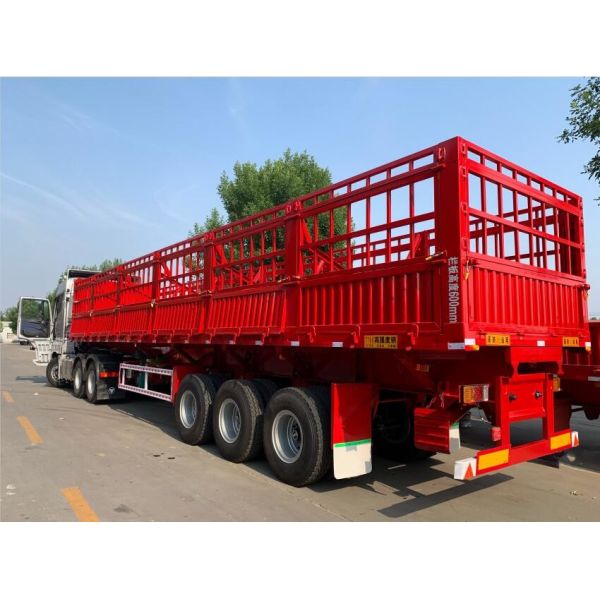 Quality T700 High Tensile Fence Semi Trailer 3*13t Axles 60 Tons Loading For Logistics for sale