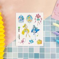Quality Silkprint DIY Cute Stickers 128gram Cartoon Character Stickers For Girls Fun for sale