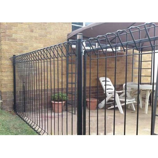 Quality H830mm Green Welded Wire Mesh Fence Galvanized Steel BRC Fencing for sale