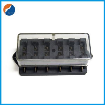 Quality 30A 32V Fuse Blocks 115.5x53x42mm 6 Way Blade Fuse Box For Automotive for sale